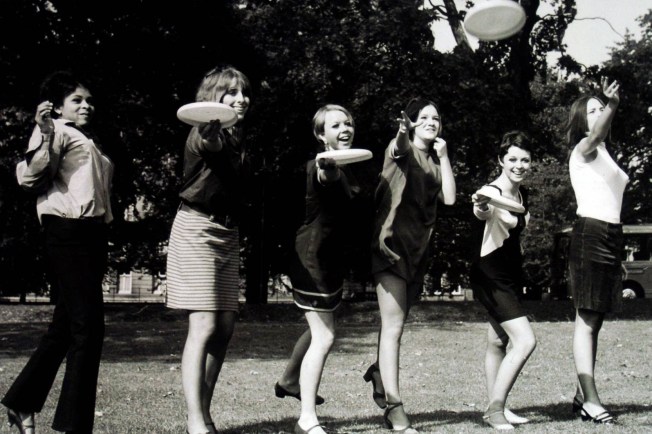 frisbee. | I didn't have my glasses on....